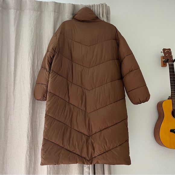Mango | Jackets & Coats | Mango Mng Brown Oversized Padded Puffer ...
